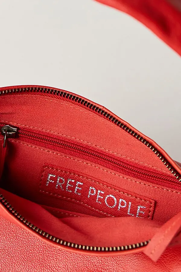 Free People Alexa Leather Shoulder Bag - Red