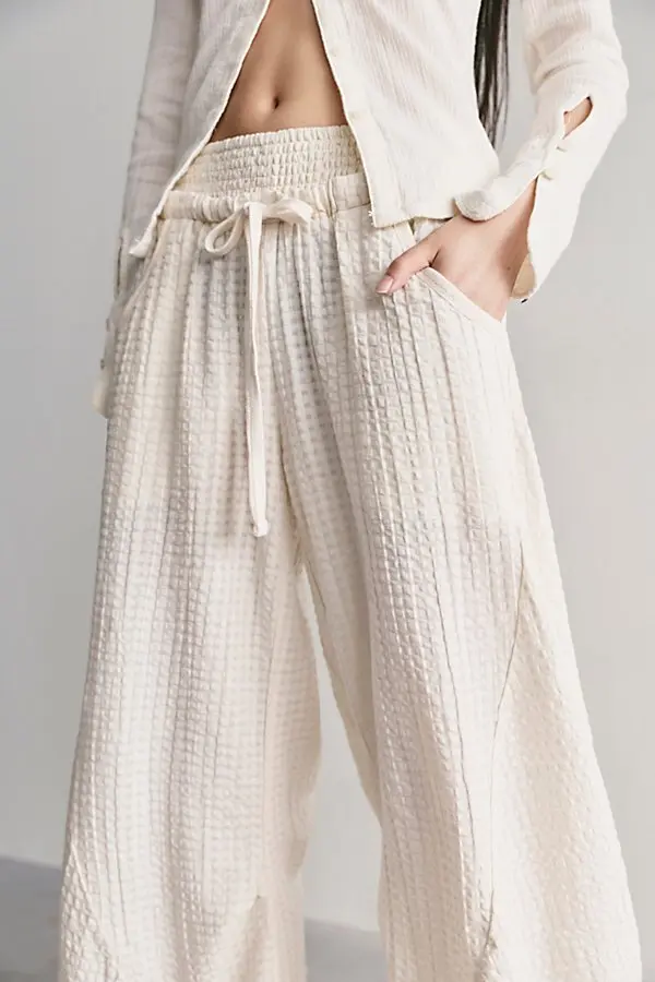 Free People Riptide Pull-on Arc Pants - Tea
