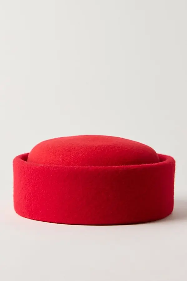 LEMONADE COLLECTIVE Jackie Velvet Hat - Cherry