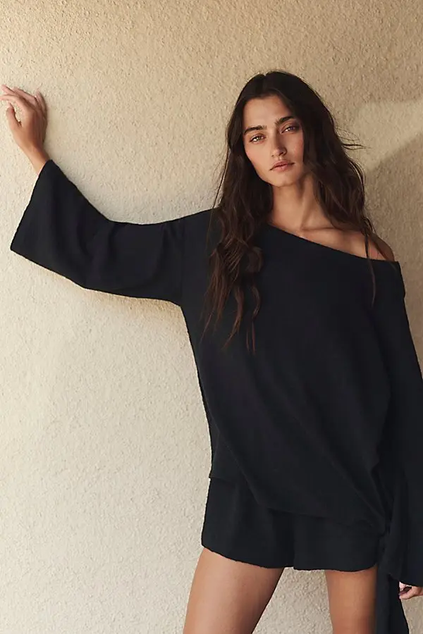 Free People Brita Romper - Black