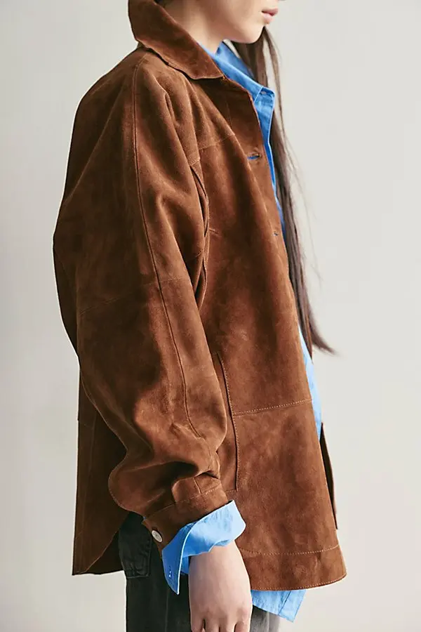 We The Free Starry Eyes Suede Jacket