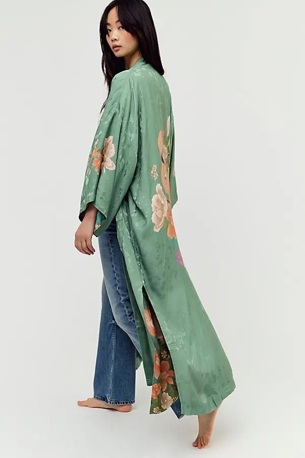 SPELL Floridian Reversible Robe - Green