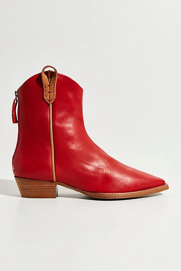 We The Free Wesley Ankle Boots - Red