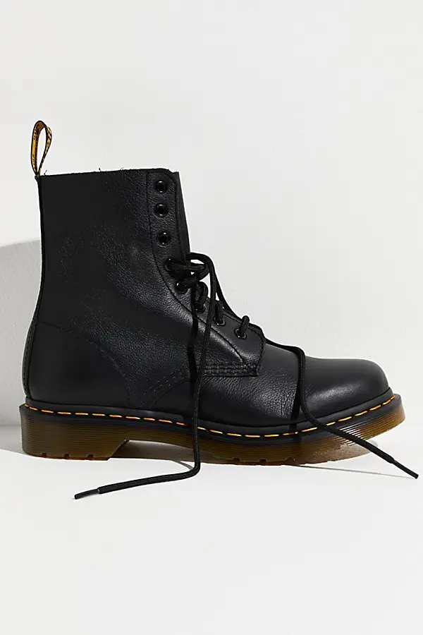 Dr. Martens 1460 Pascal Virginia Lace-up Boots - Black