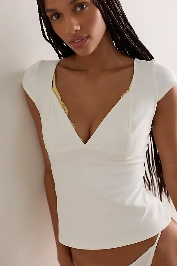 INTIMATELY Duo Corset Cami Top - Ivory