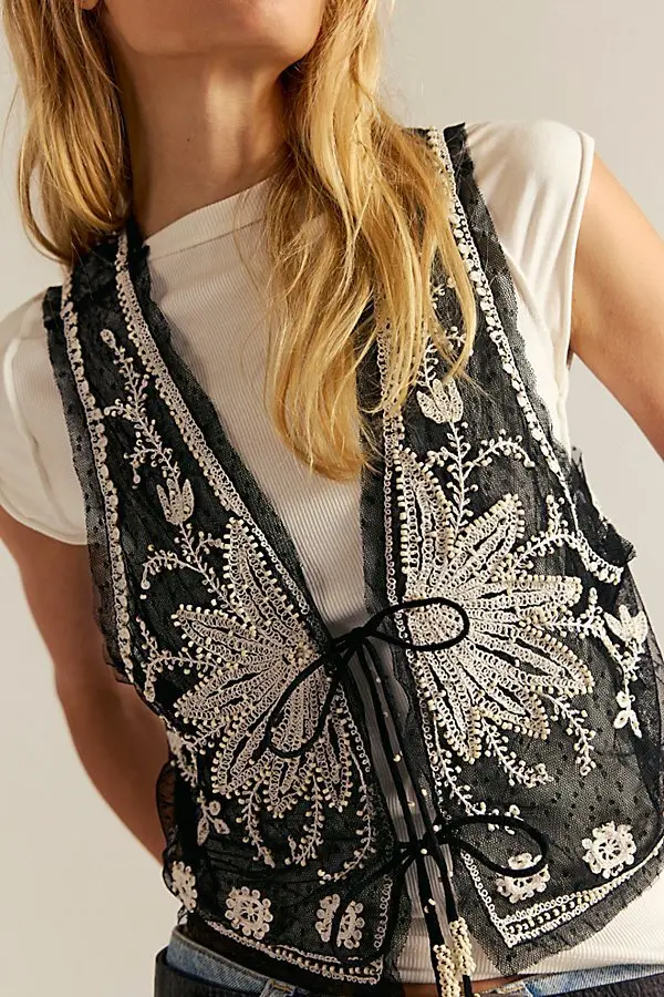 Free People Under The Sun Vest Jacket