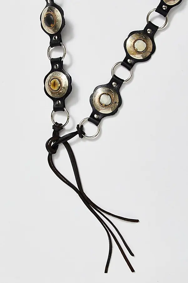 Z & L EUROPE Calypso Stone Wrap Belt