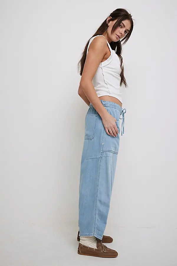 We The Free Silverton Pull-on Barrel Jeans