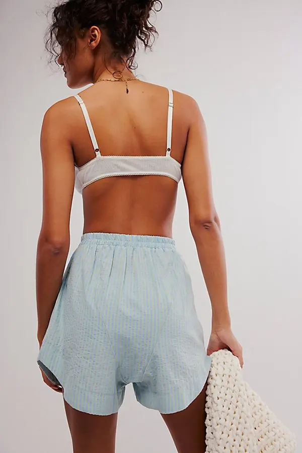 INTIMATELY Cloud Nine Seersucker Boxers - Mint Combo