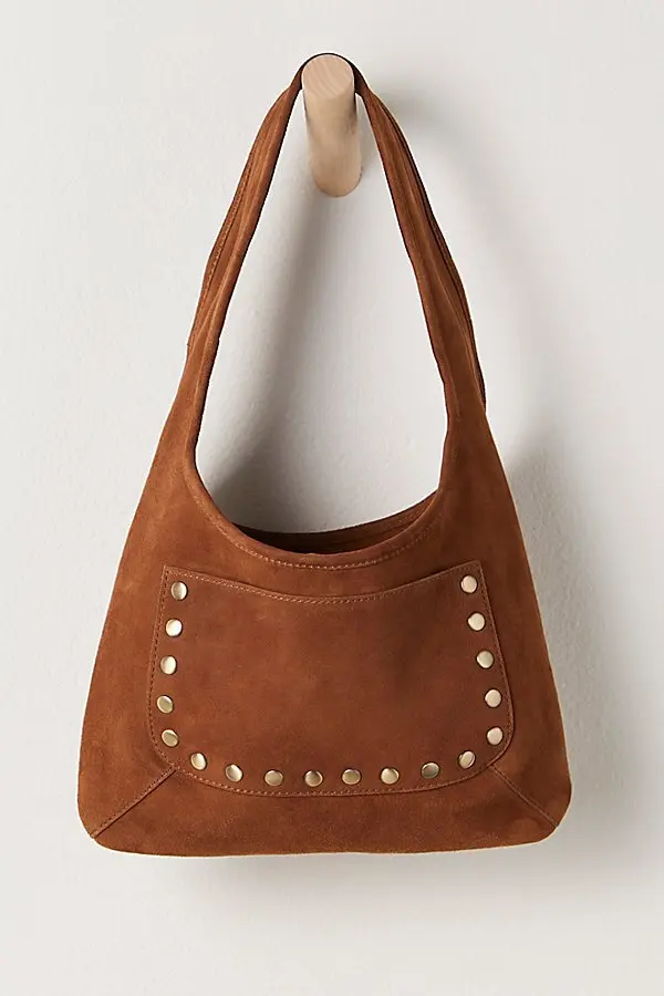 Free People Maude Mini Suede Bag With Stud Embellishments