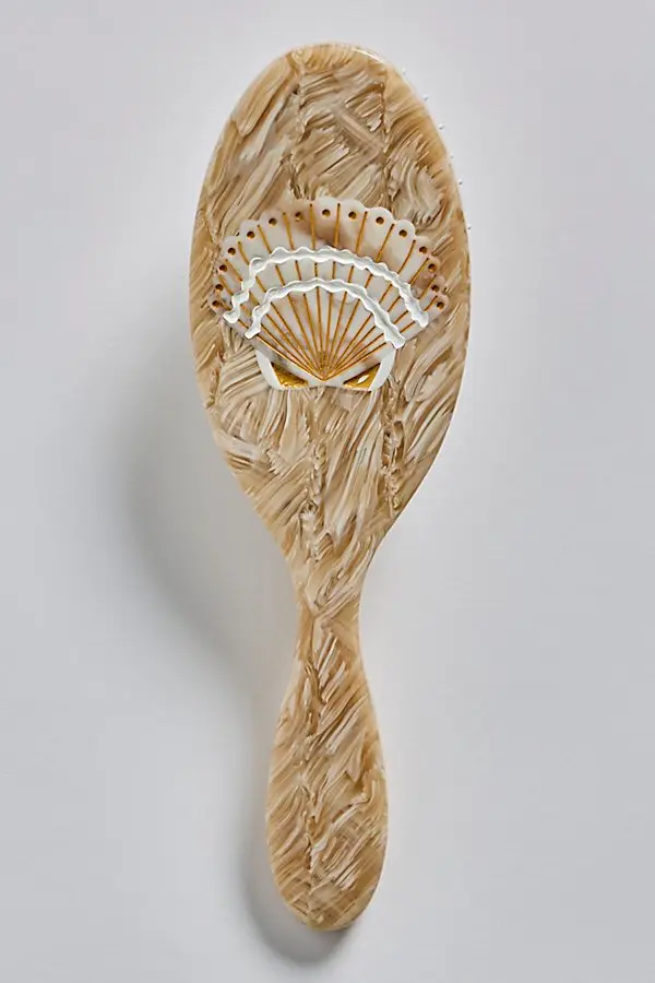 SOLAR ECLIPSE Hand-painted Acetate 2-in-1 Brush At
