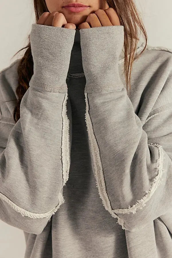 Free People Anna Turtleneck Sweatshirt