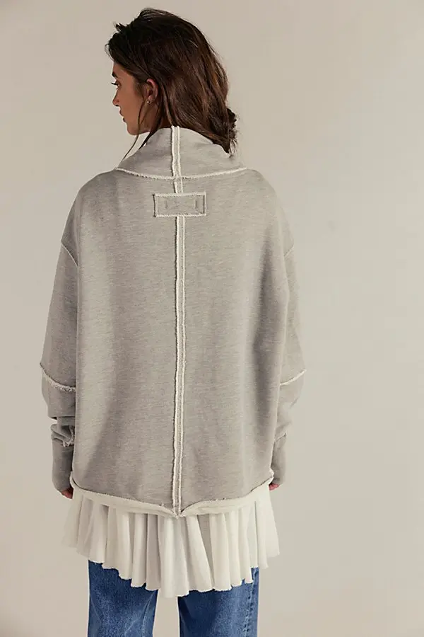 Free People Anna Turtleneck Sweatshirt