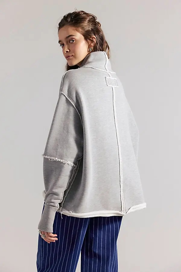Free People Anna Turtleneck Sweatshirt