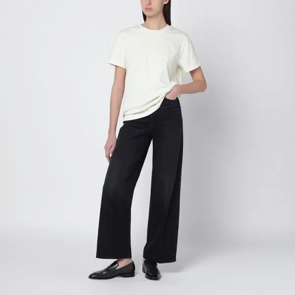 A.p.c. Cotton T-shirt With Crew Neck And Logo