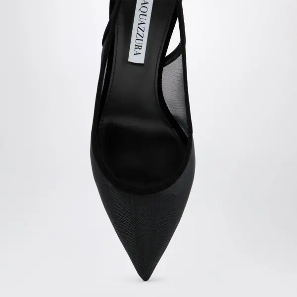 AQUAZZURA Bow-tie Mesh Pumps