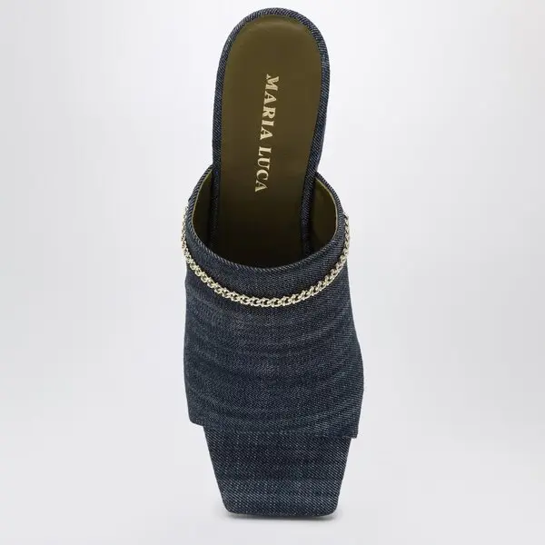 MARIA LUCA Messalina Denim Sandals