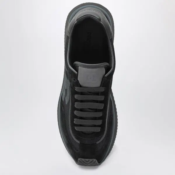 Dolce & Gabbana Fabric And Leather Sneakers