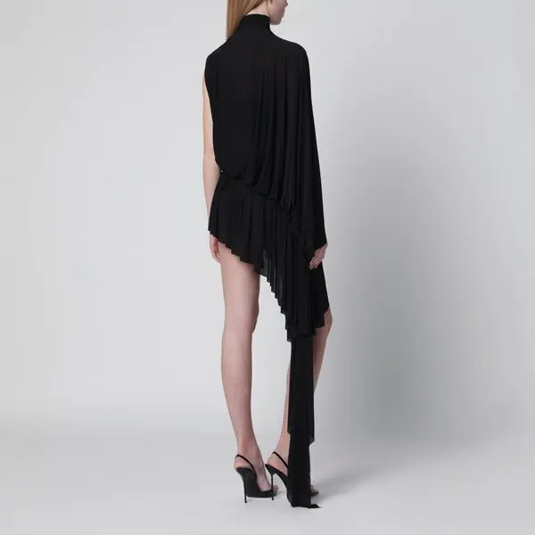 FRANCESCO MURANO Asymmetric Hem Turtleneck Dress