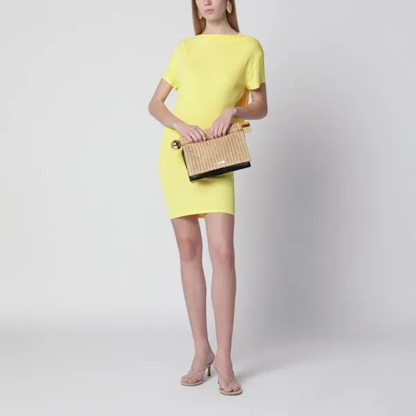 Jacquemus Mistral Viscose Jersey Dress - Yellow