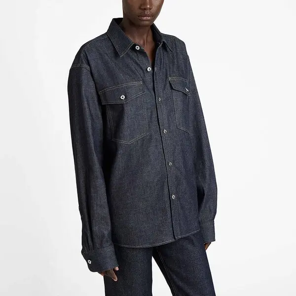 JW Anderson Indigo Denim Oversized Shirt