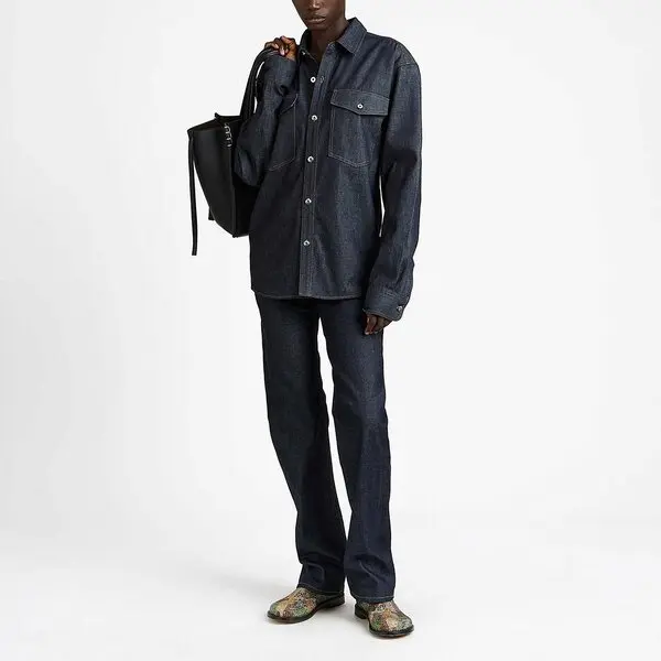 JW Anderson Indigo Denim Oversized Shirt