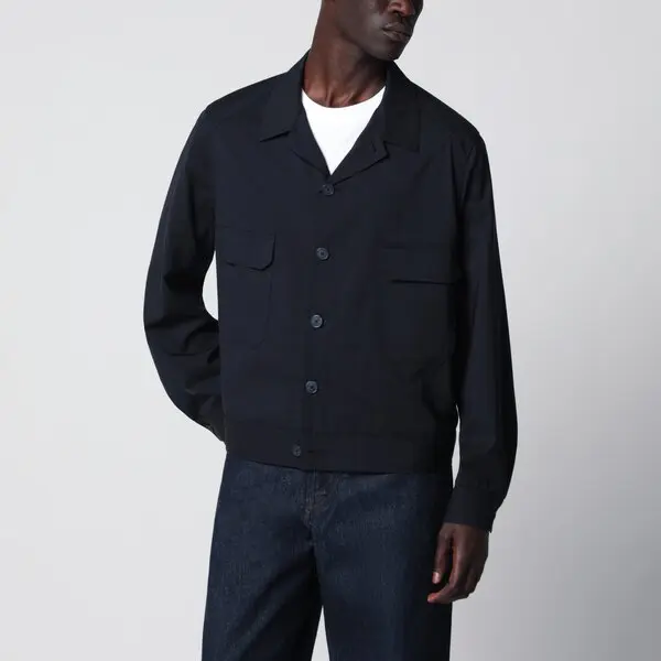 SANTANIELLO Wool-blend Overshirt Jacket