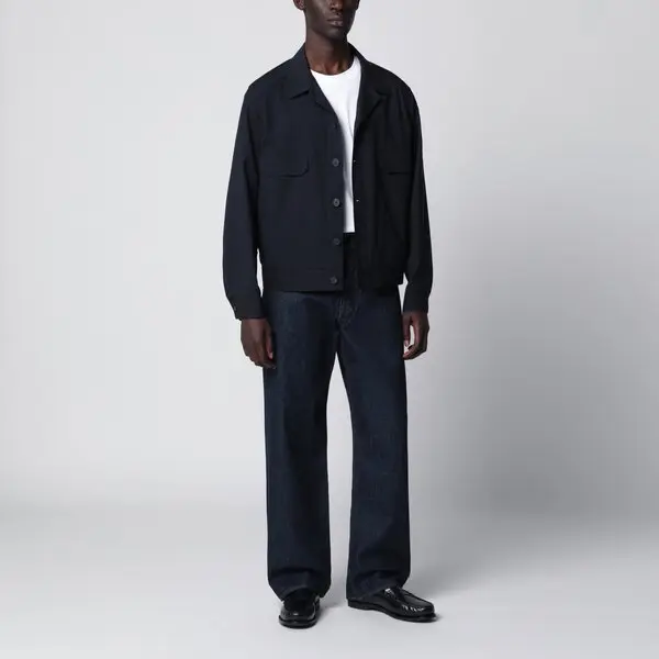SANTANIELLO Wool-blend Overshirt Jacket