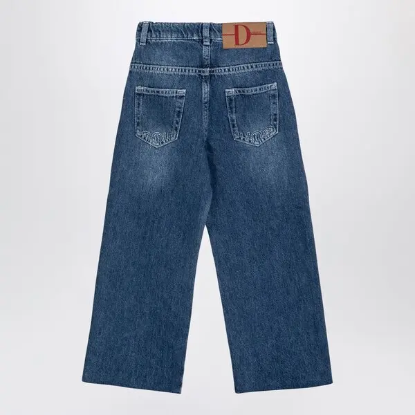 DOUUOD Washed Denim Jeans