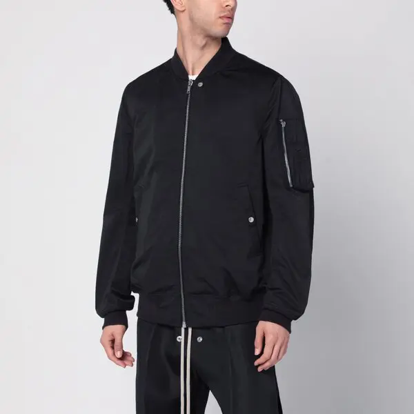 Rick Owens Bomber Jacket With Zipper