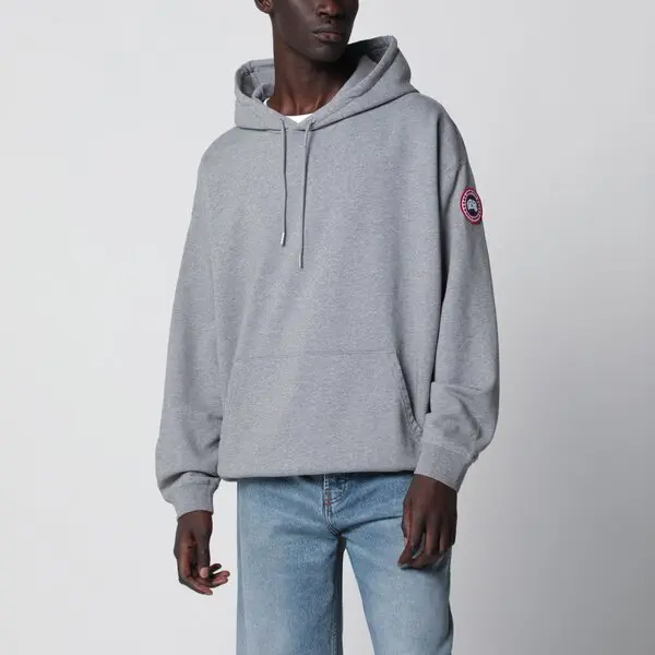 Canada Goose Cotton Hoodie With Logo Patch