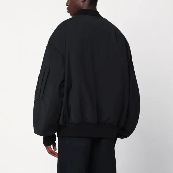 ENTIRE STUDIOS Zip-up Bomber Jacket In Wool Blend