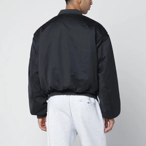 ENTIRE STUDIOS Wool-blend Zip Bomber Jacket
