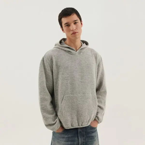1989 STUDIO Ribbed Knit Hoodie