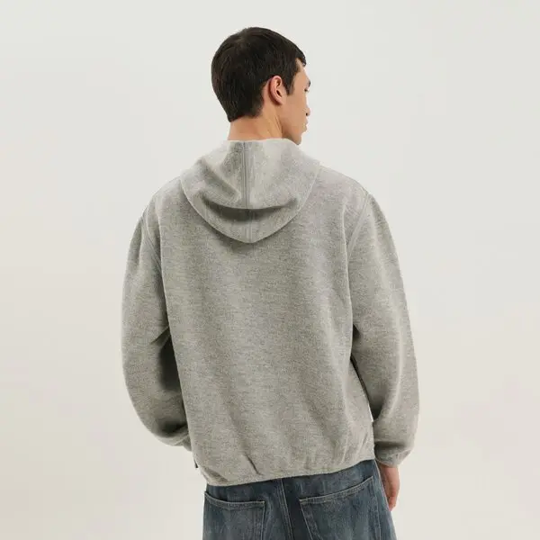 1989 STUDIO Ribbed Knit Hoodie