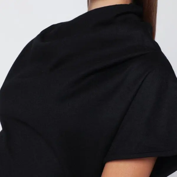 ENTIRE STUDIOS Wool Midi Dress With Asymmetric Drape