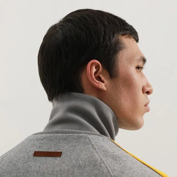 1989 STUDIO Wool Jacket With Side Stripes
