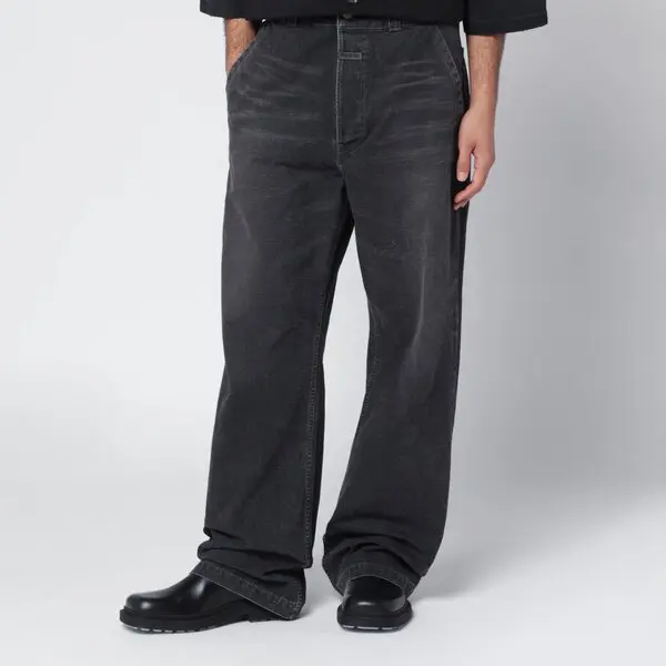 Fear Of God Washed Effect Cotton Denim Jeans