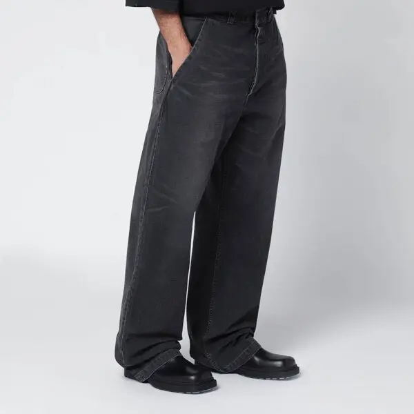 Fear Of God Washed Effect Cotton Denim Jeans