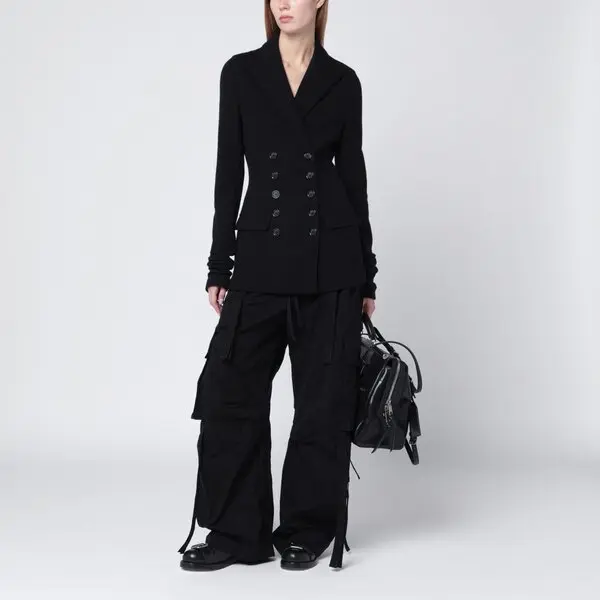 Dolce & Gabbana Waxed Cotton Cargo Trousers