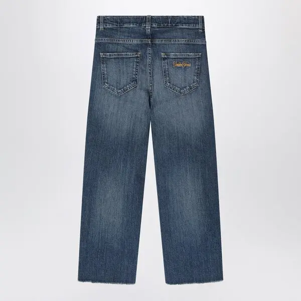 GOLDEN GOOSE Dark Washed-out Jeans