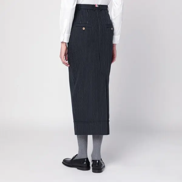 Thom Browne Pinstriped Pencil Skirt