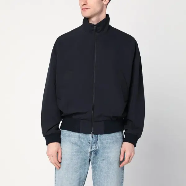 Fear Of God Navy Virgin Wool Zip Jacket