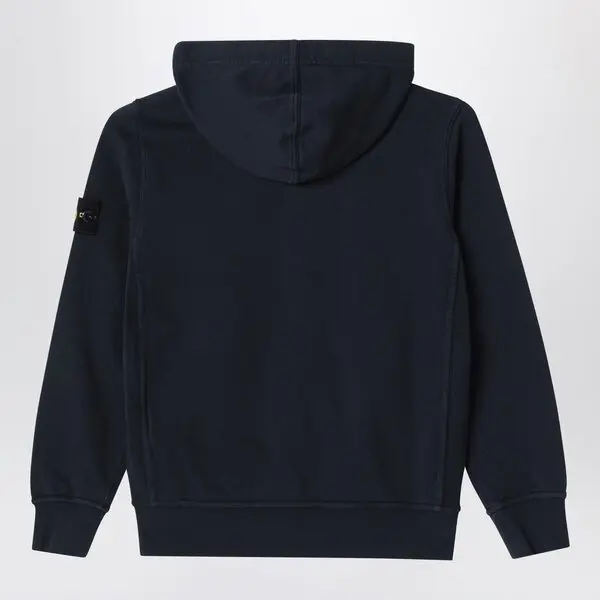 Stone Island Cotton Zip-up Hoodie - Blue