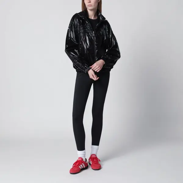 Herno Shiny Nylon Jacket With Removable Hood