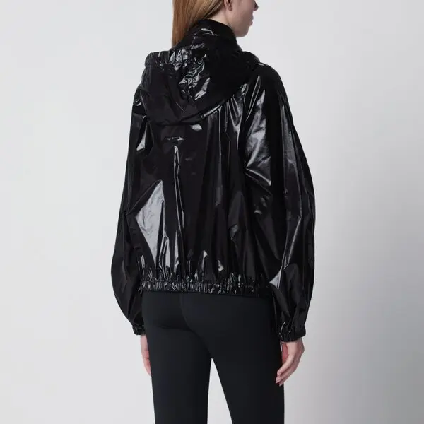 Herno Shiny Nylon Jacket With Removable Hood