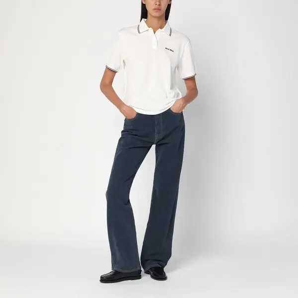 Miu Miu Blue Denim Pants