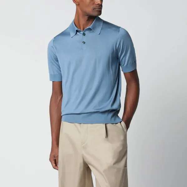 Dolce & Gabbana Silk Polo Shirt