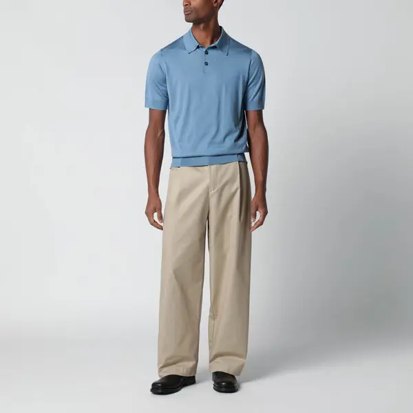 Dolce & Gabbana Silk Polo Shirt