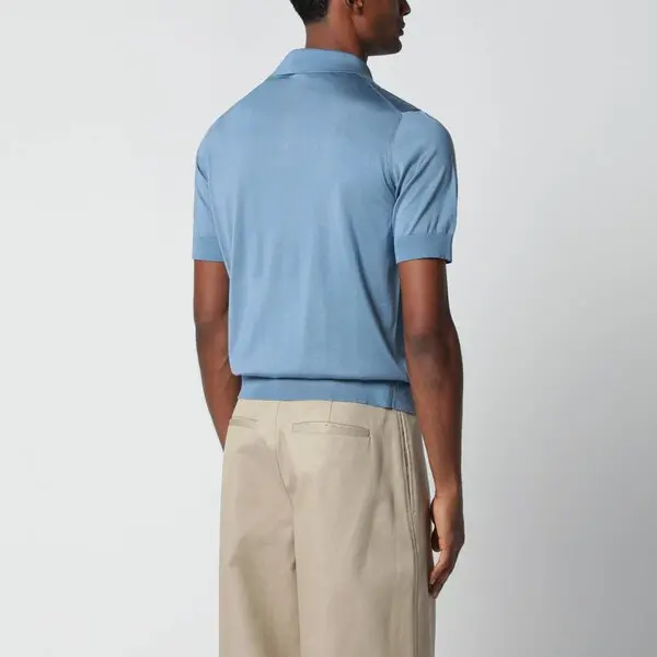 Dolce & Gabbana Silk Polo Shirt